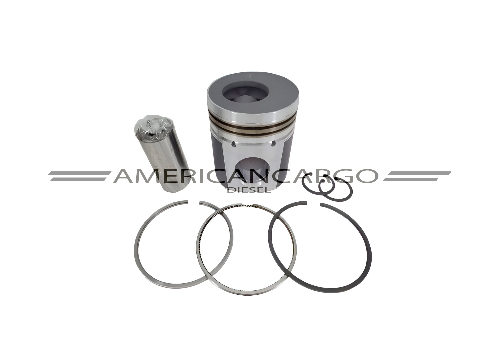 PISTON ANILLOS Y PASADOR MOTOR FORD CARGO C.1721 / CUMMINS 6CT ...