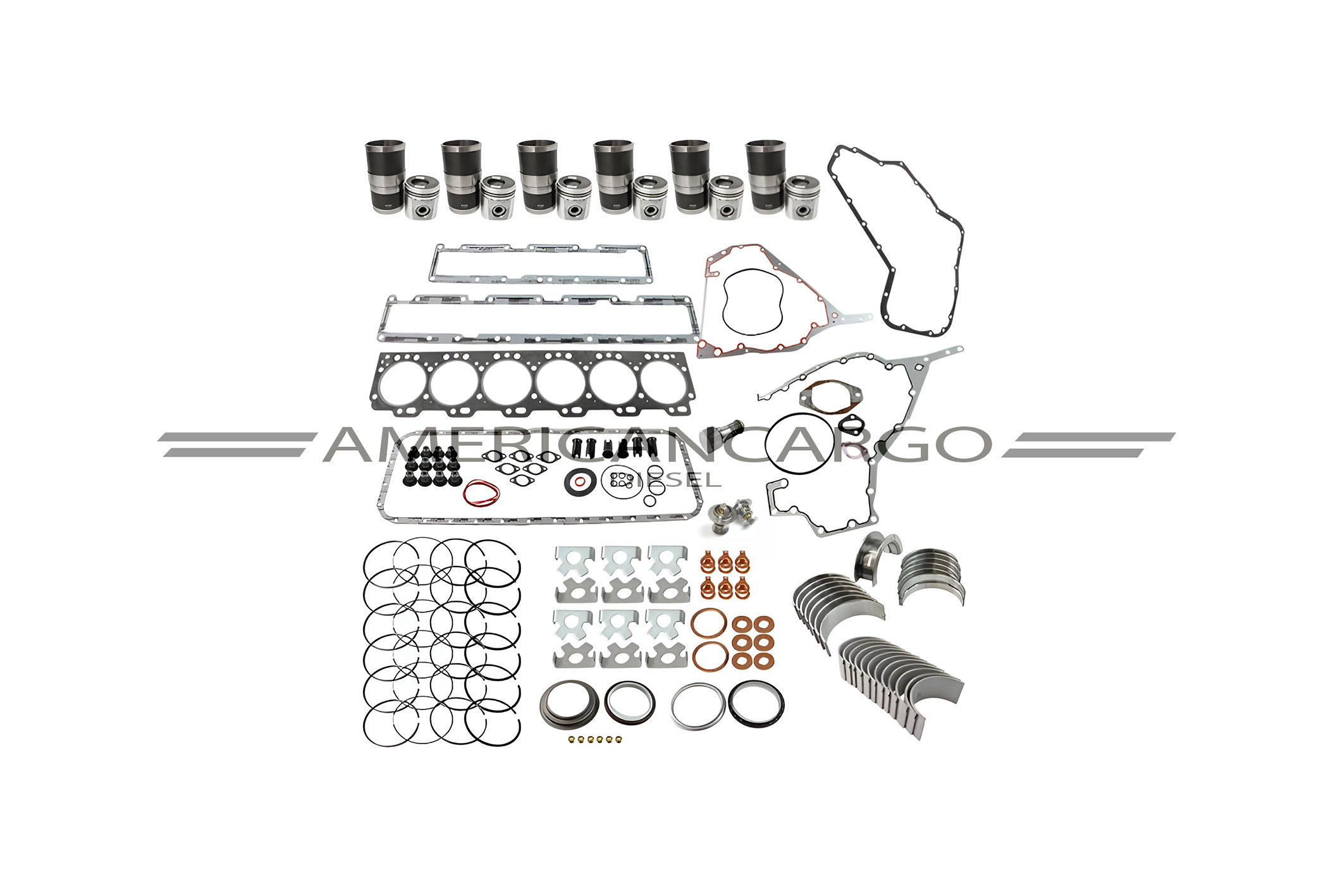 OVERHAUL FORD CARGO 1721 -CUMMINS 6CT (PISTON 3925878) – (CAMISA ...